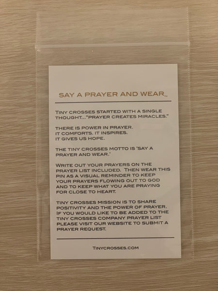 Praying Hands Pin – TinyCrosses.com